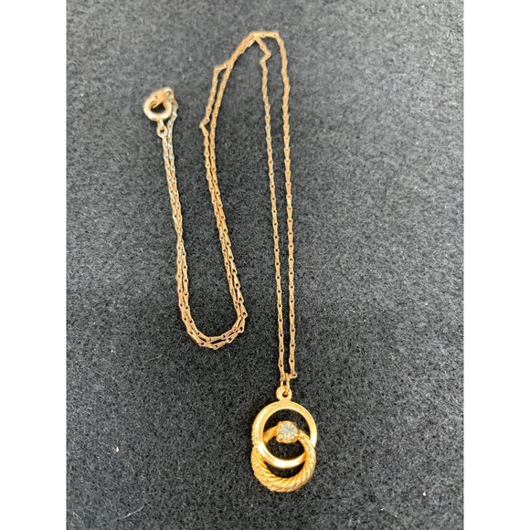 SN | Jewelry | Sn Intertwined Circle Pendent Chain Link Necklace 75 ...